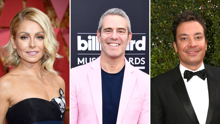Kelly Ripa and Jimmy Fallon Meet Andy Cohen's Baby Son Benjamin ...