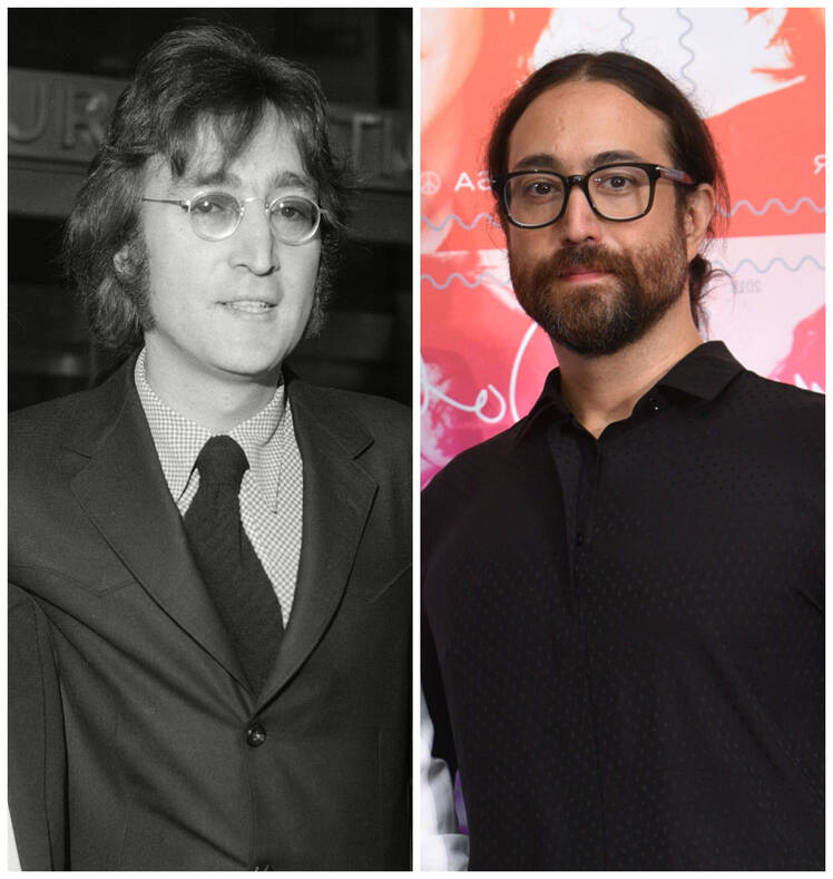 John Lennon And Sean Lennon