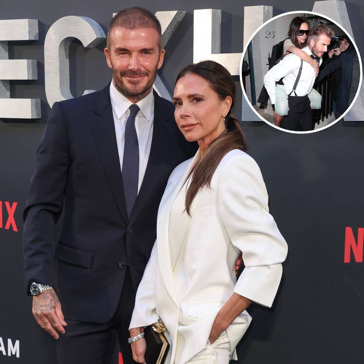 Victoria Beckham Carried Out of Birthday Party By David Beckham ...